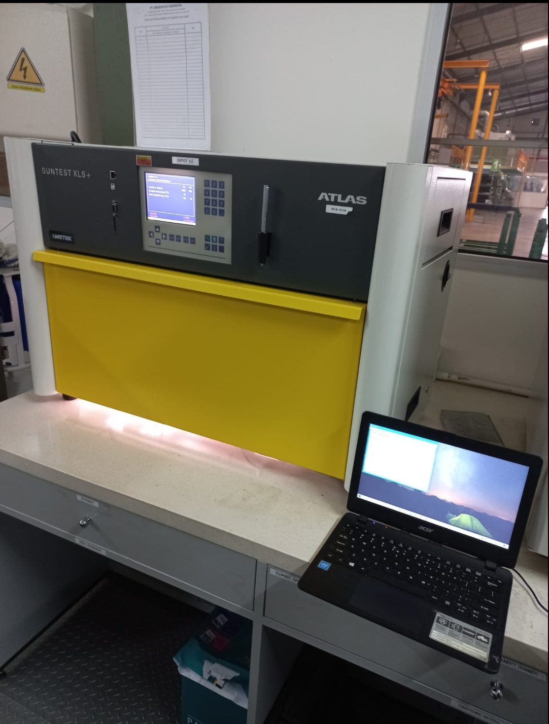 Calibration Suntest XLS+II (weathering test), Brand: ATLAS MTT AMETEK ...